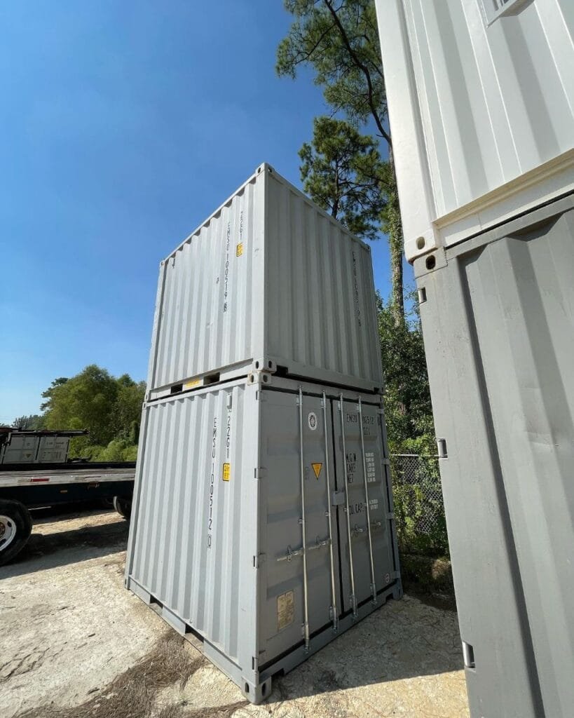 8ft x 8ft storage and shipping containers (New & Fairly used ...